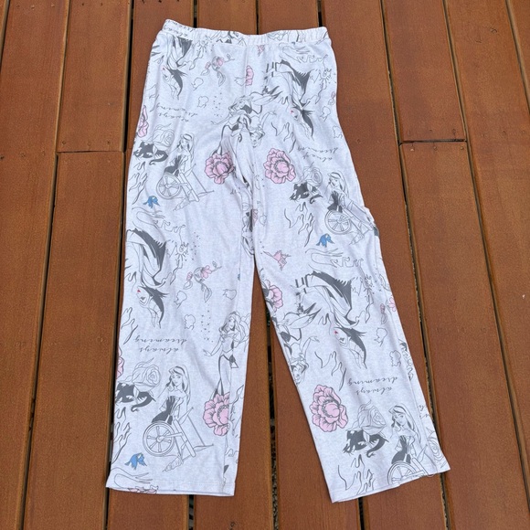 Disney | Intimates & Sleepwear | Disney Princess Gray And White Pajama ...